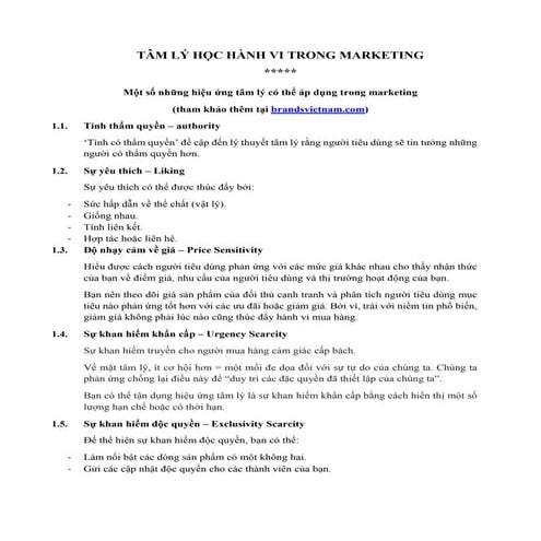 Tâm lý học hành vi Marketing.docx