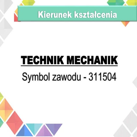 Technik mechanik | PPTX