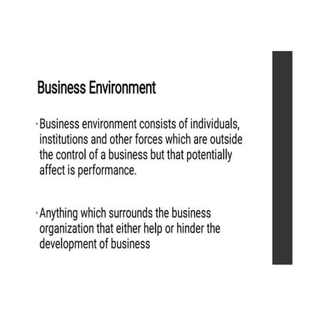 business environment introduction introduction | PDF