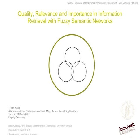 Quality Relevance And Importance In Information Retrieval With Fuzzy Semantic Networks Ppt