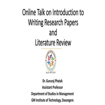 Reseach Paper and Literature Review | PPT