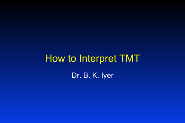 Treadmill test in cardiology | DOCX