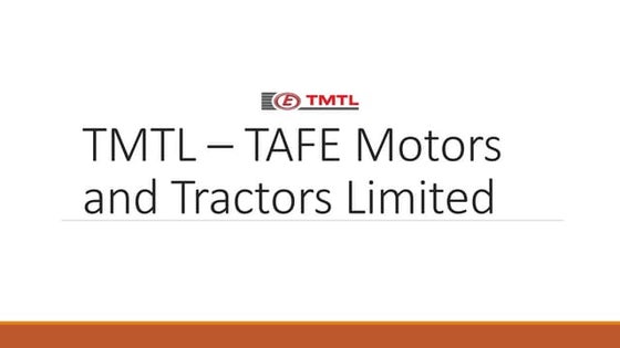 Eicher tractors | PPT