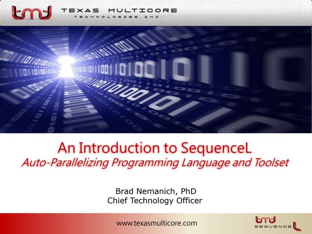 Sequencel Auto Parallelizing Toolset Intro Slideshare Ppt