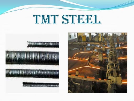 Manufacturing process of TMT Steel Bar | PPTX | Geology | Science
