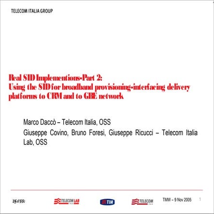 Introduction to Telecom O/BSS | PDF