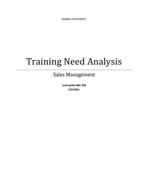 Sample programme content (1) | PDF