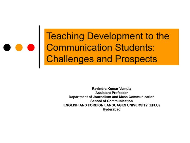 Development Support Communication | PDF