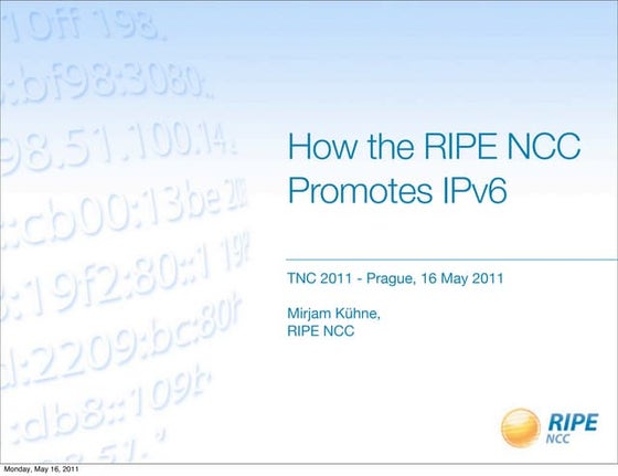 IPv6 RIPEness | PPT