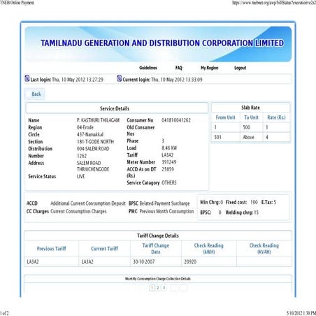 Tneb online payment | PDF
