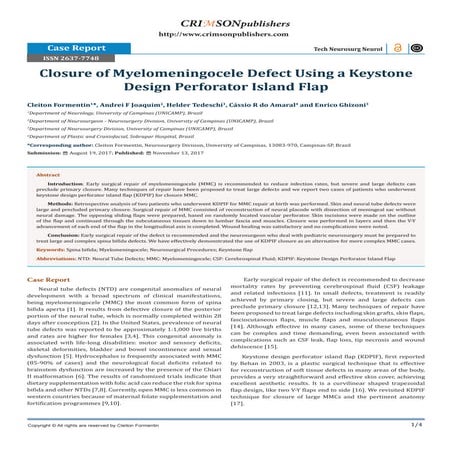 Closure of Large MMC Defects Using Keystone Flaps | PDF