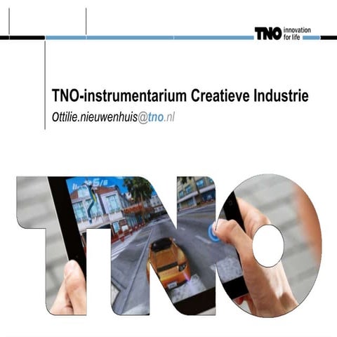 TNO MKB instrumentarium @ Syntens CLICKNL | PPTX