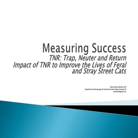 Tnr presentation | PPTX