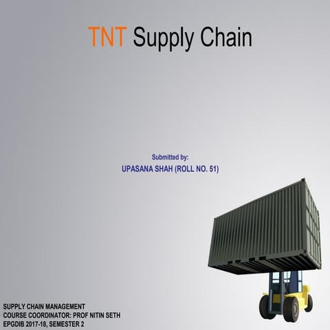 TNT supply chain | PPT