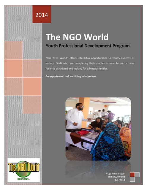 Talent Development Program - Development Innovations Orientation | PPT