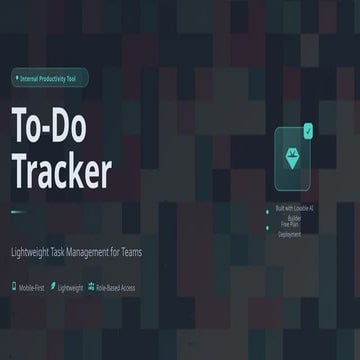 To-Do Tracker - Task Management for Teams.pptx