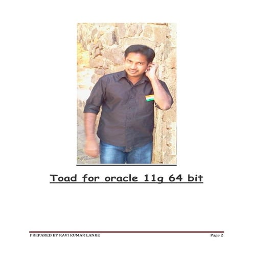 Toad for oracle 11g 64 bit | PDF