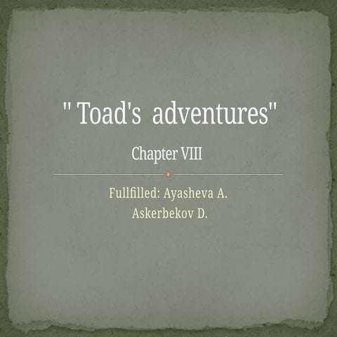 Toad's adventures''animals changed.pptx