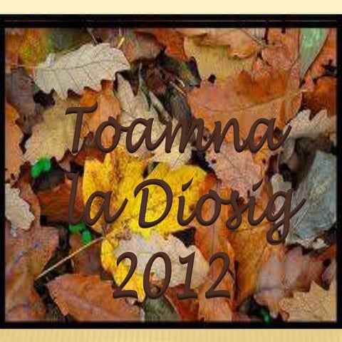 Toamna la Diosig 2012 | PPTX