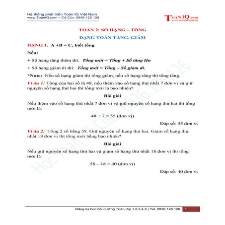 Toan 2-dang-tang-giam | PDF