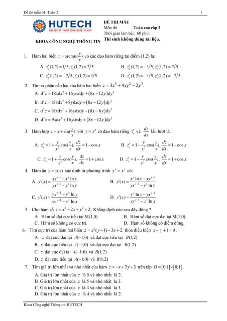 Giai nhanh phuong phap tinh | PDF