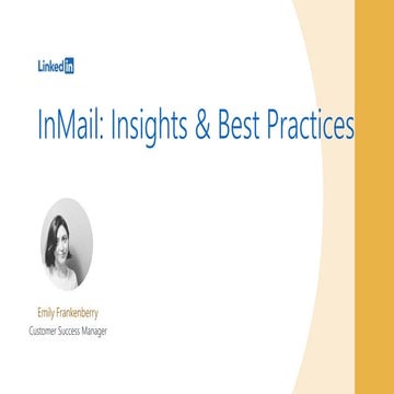 Toast InMail: Insights & Best Practices | PPT