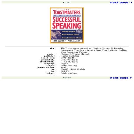Toastmaster’s International Guide to Successful Speaking - www.freeinsurance.comxa.com.pdf