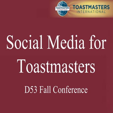 Toastmasters Club Officers Training | PDF