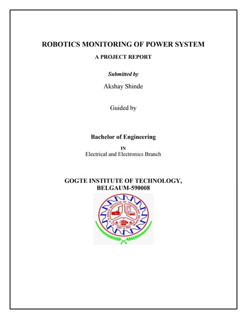 IRJET- Remote Monitoring of Critical Parameters of HV Substation | PDF