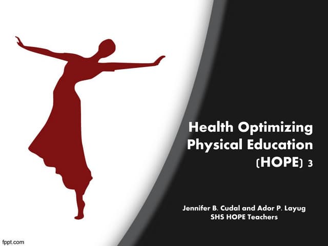 PHYSICAL EDUCATION 12 - Nature of Dance | PPTX