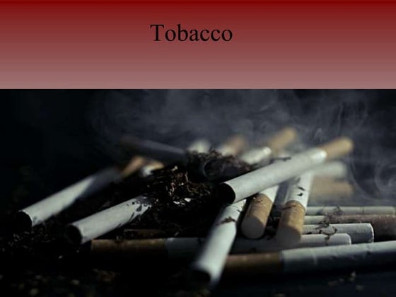 TOBACCO | PPTX