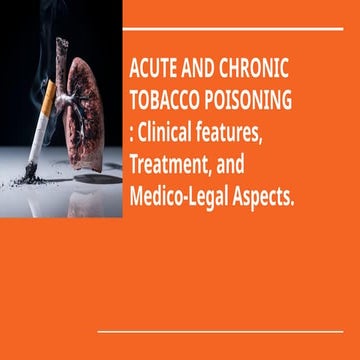 INVESTIGATION OF NICOTINE IN TOBACCO PRODUCTS | DOC