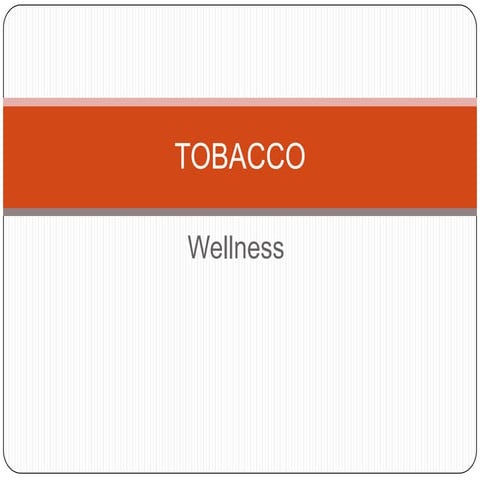 Tobacco power point | PPTX