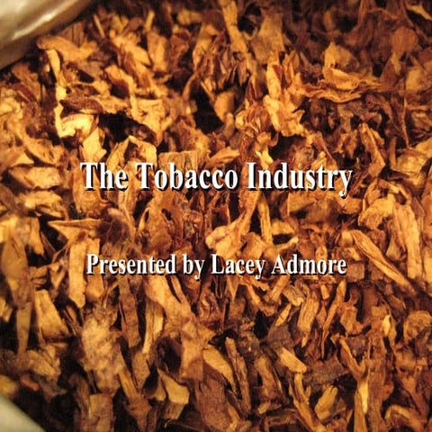 Tobacco Project | PPT | Illegal Drugs, Tobacco, eCigarettes, Vaping ...