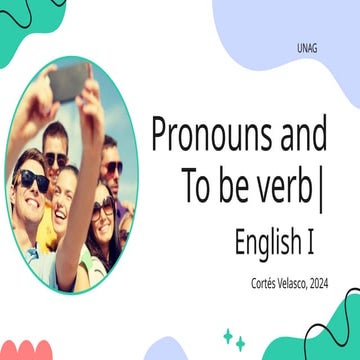 Personal Pronouns, Verb To be and Simple | PPT