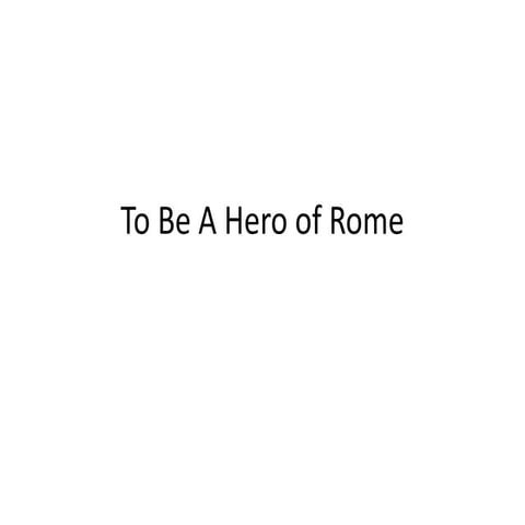 Roman Heroes | PPTX