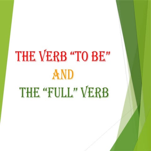 Learning and discussing to be and full verb.pptx