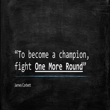 One More Round | PPT