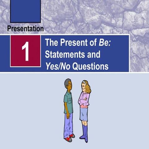 Verb to BE | PPT