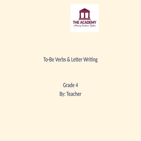 ToBeVerbs_and_LetterWriting_Grade4_withLogo_Colorful.pptx