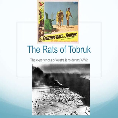 Tobruk fact file | PPTX