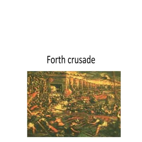 History fourth crusade | PPTX