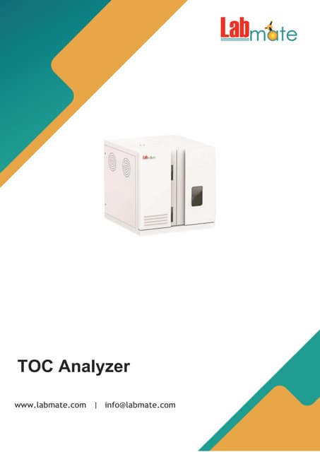 Total Organic Carbon Analyzer Principles | PDF | Chemistry | Science