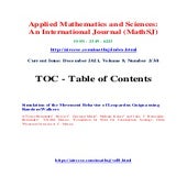 Table of Contents - December 2021, Volume 8, Number 2/3/4 | PDF