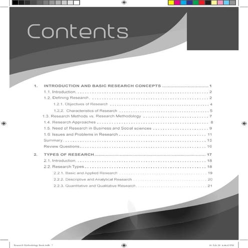 TOC Research Methodology | PDF | Science