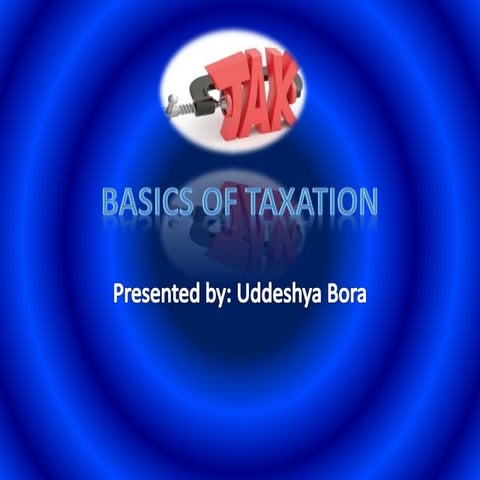 basic of taxes | PPT