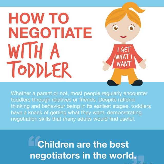 How to negotiate with a Toddler | PDF