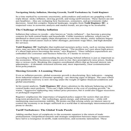 Todd Ragimov | Real estate developer | PDF