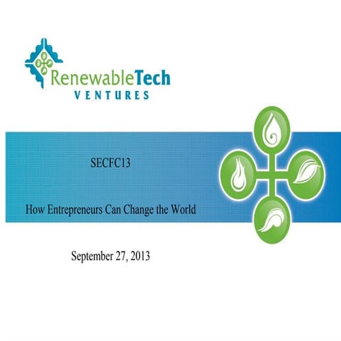 Todd Stevens Presentation at SECFC13 | PPT