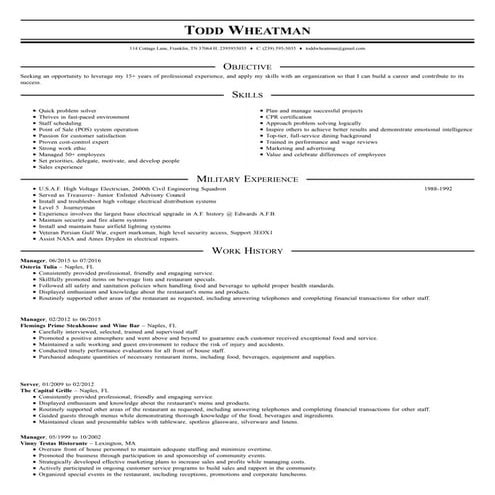 Todd wheatman resume | PDF